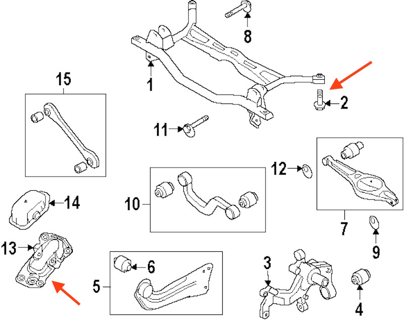 GTI/golf Rear suspension creaking/rattling? | VW Vortex - Volkswagen Forum